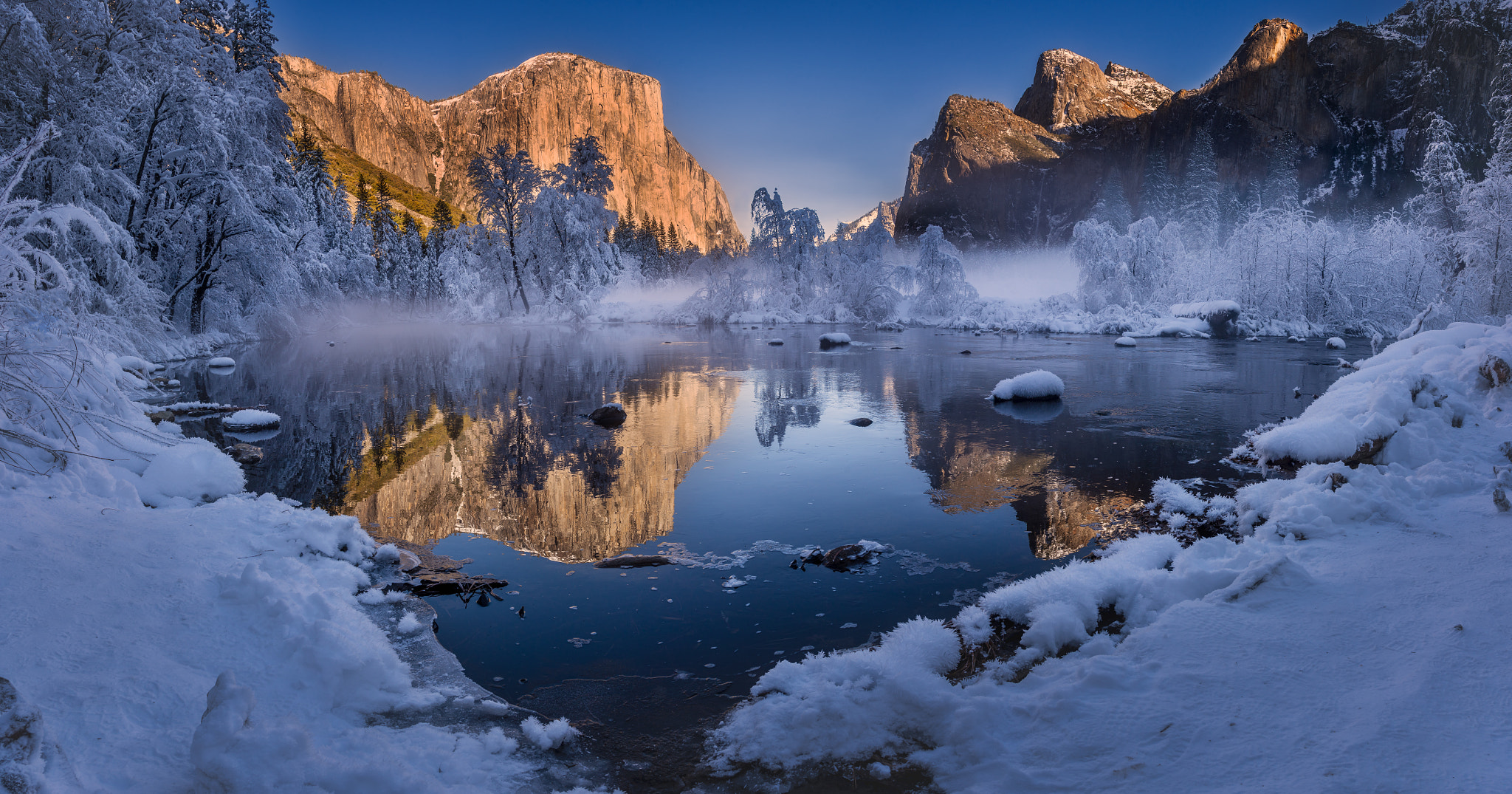 Winter in Yosemite Valley by Hayden Lee / 500px