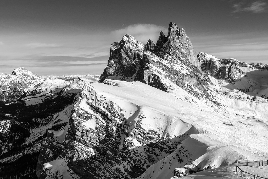 Scenic view of snowcapped mountains against sky by Stefano Taffoni / 500px