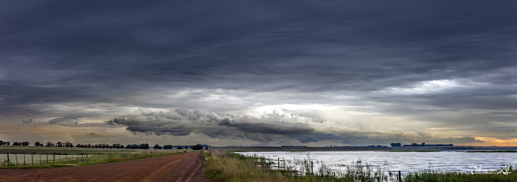 Highveld summer storm building up over looking Lake Chrissie (2) by ...