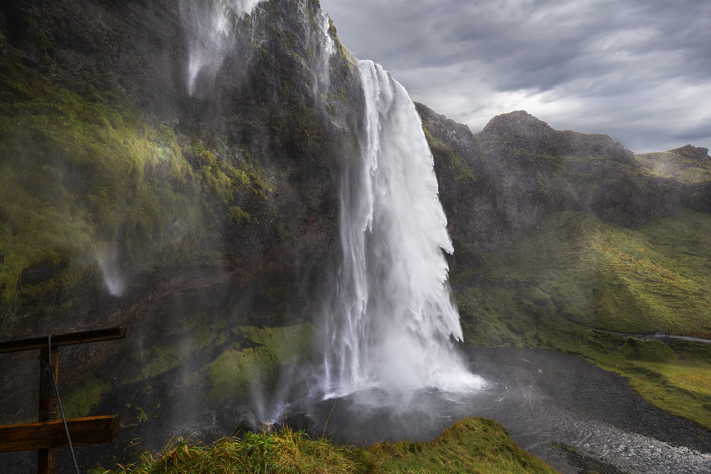Raging Wind at Seljalandsfoss by Galina G / 500px