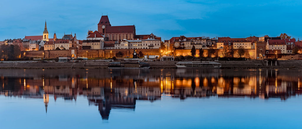 Torun at Blue Hour by claudio de sat / 500px