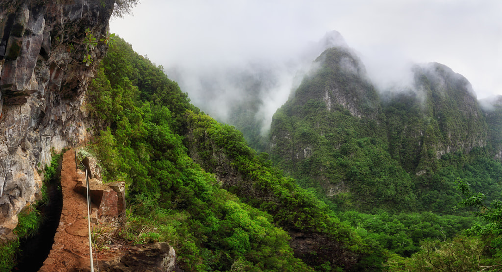 View of mountains on the route Queimadas Forestry Park - Caldeirao ...