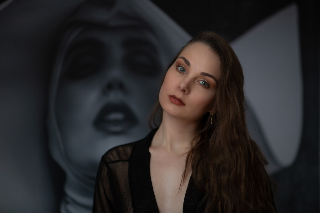 Portrait of beautiful young woman by Frank Reinbold / 500px