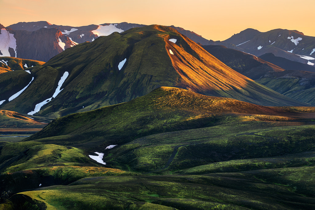 Soft Evening Colors in the Icelandic Highlands by Daniel Gastager / 500px