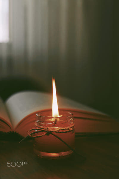 Candle on Clear Glass by Ray Kanji | 500px