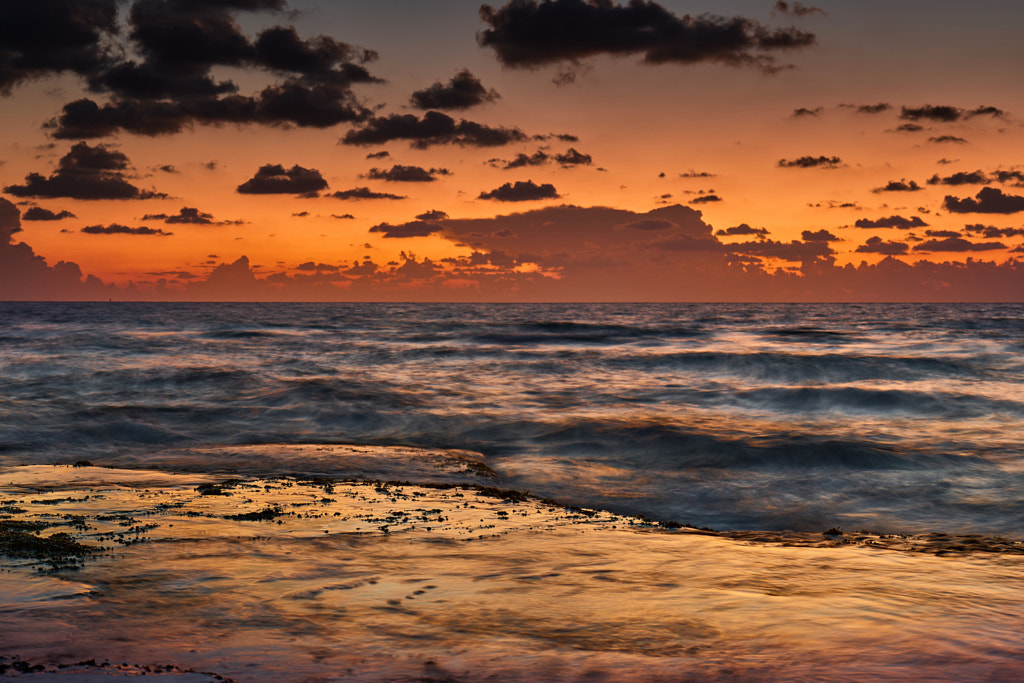Scenic view of sea against sky during sunset by David Solodar / 500px
