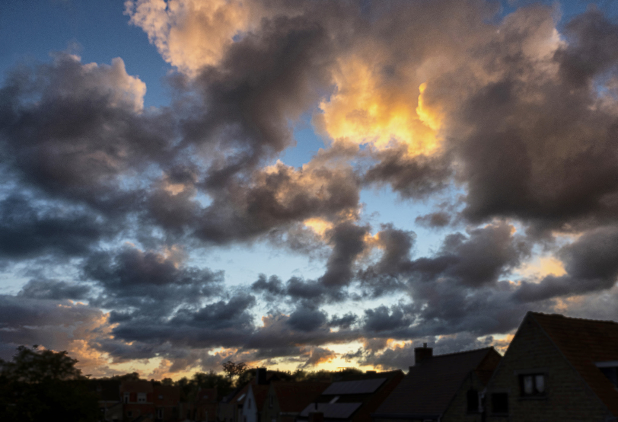 "Altocumulus" clouds at sunset ... by Hendrika Dezutter / 500px