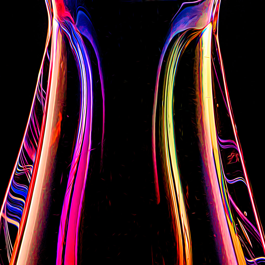 Flowing Colored Glass by Ron Fredericks / 500px