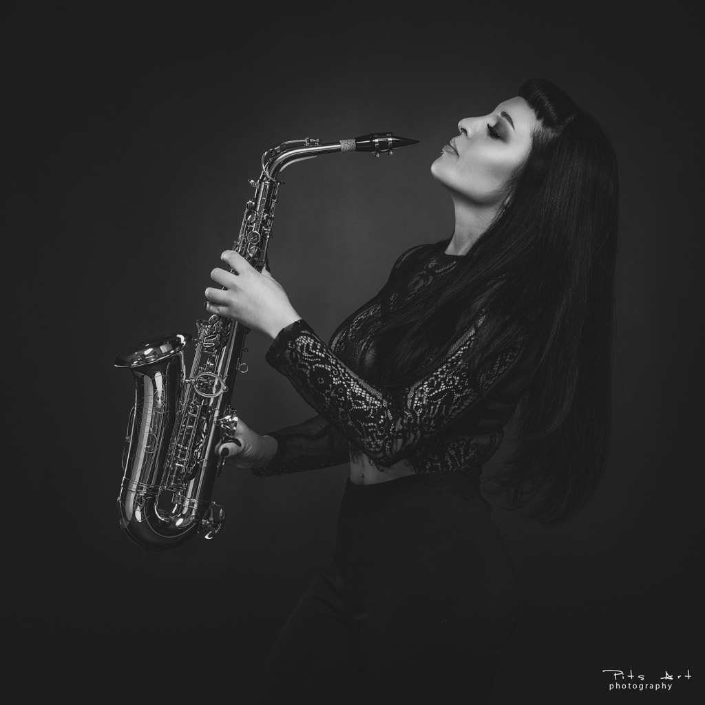 The Sax girl by pitsfotos / 500px