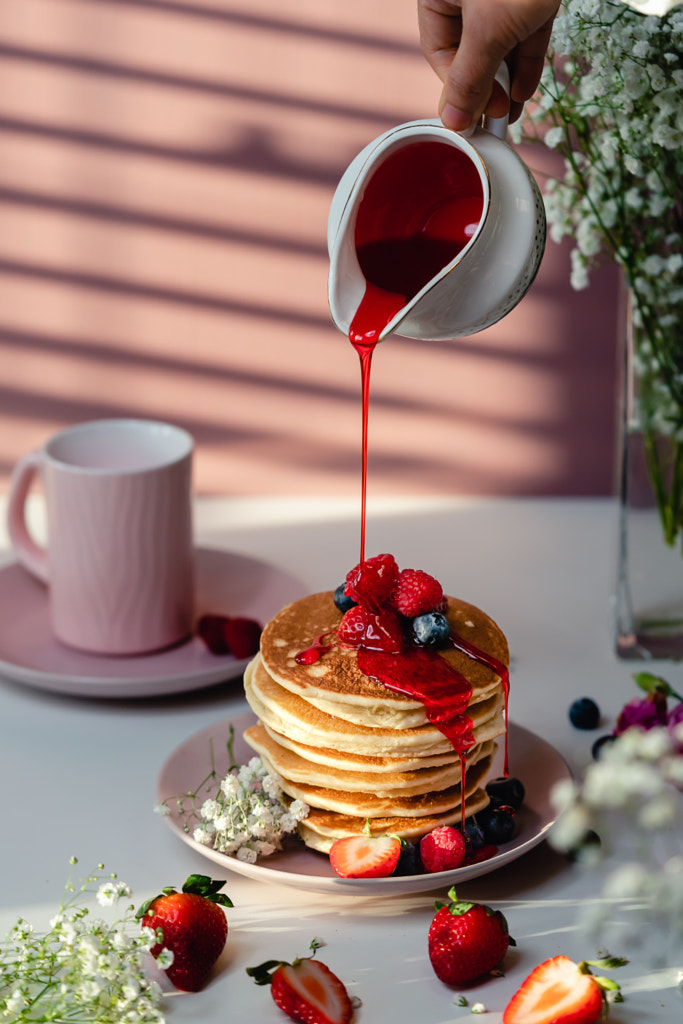 Spring Breakfast With Pancakes by Fouzia Khan / 500px