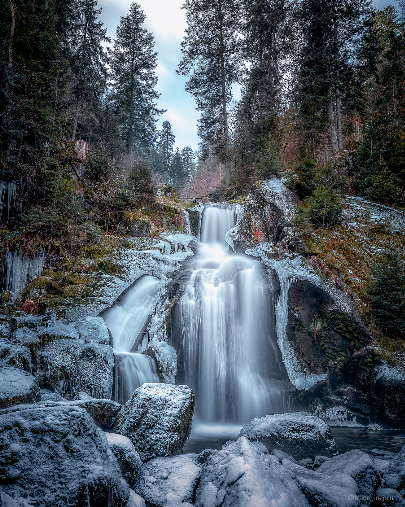 winter waterfall! by Julien Michel / 500px