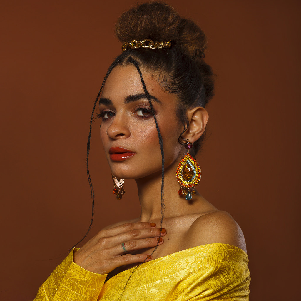 Elegant Model in Yellow by Khaleel Dane / 500px