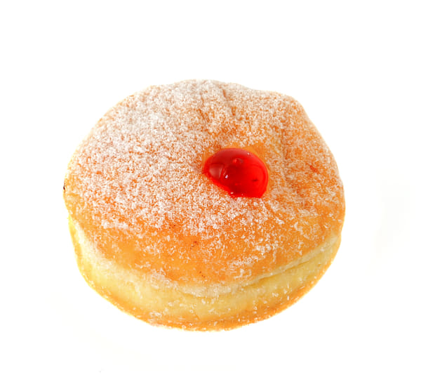 Fresh raspberry filled donut by Dragos Negoita | 500px