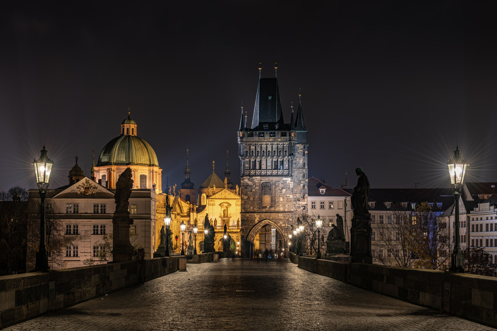 Charles bridge Prague by David Schartner / 500px
