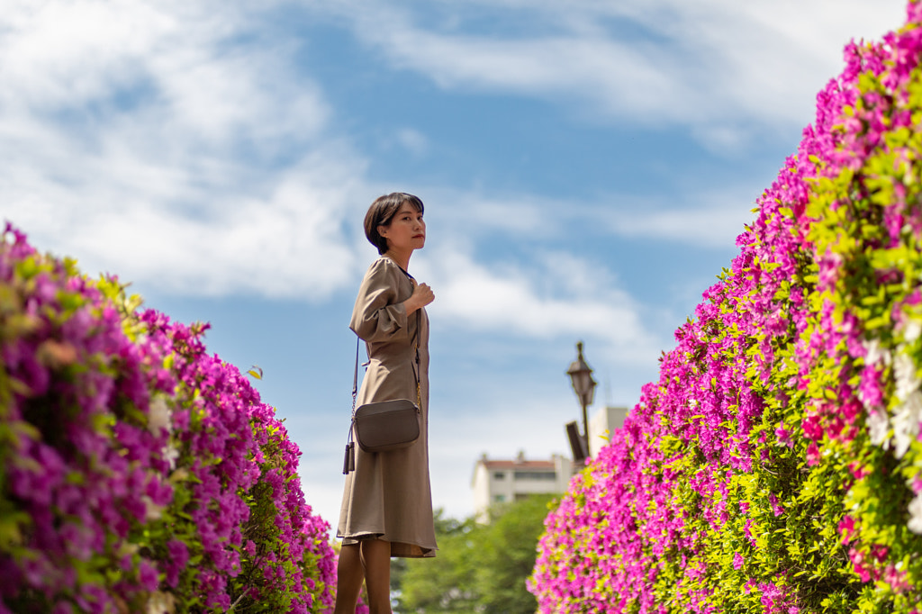 Woman in Azalea flower by Codewalker / 500px
