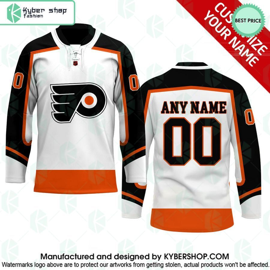 Philadelphia Flyers Reverse Retro CUSTOM Hockey Jersey by Kybershop ...