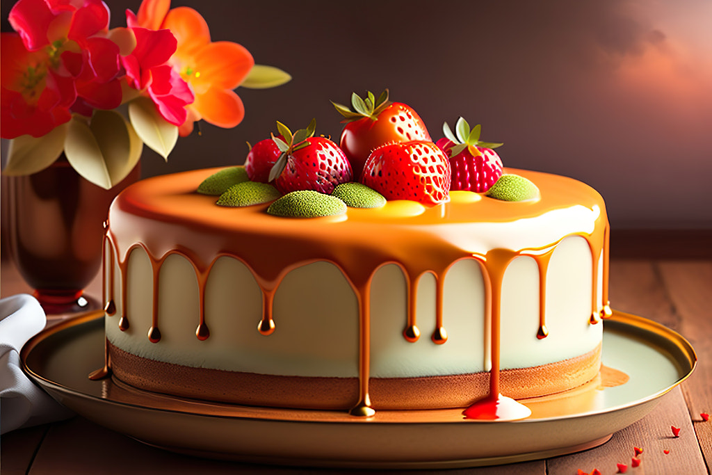 cake with strawberries, strawberry cake by Mrs Musammat Marjana / 500px