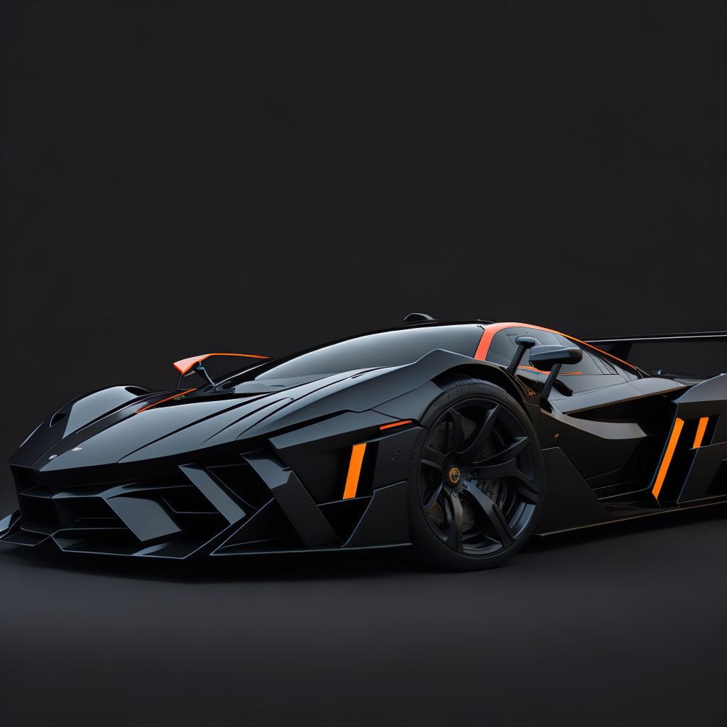 racing car in motion, Future hypercar. Generative AI by Mrs Musammat ...