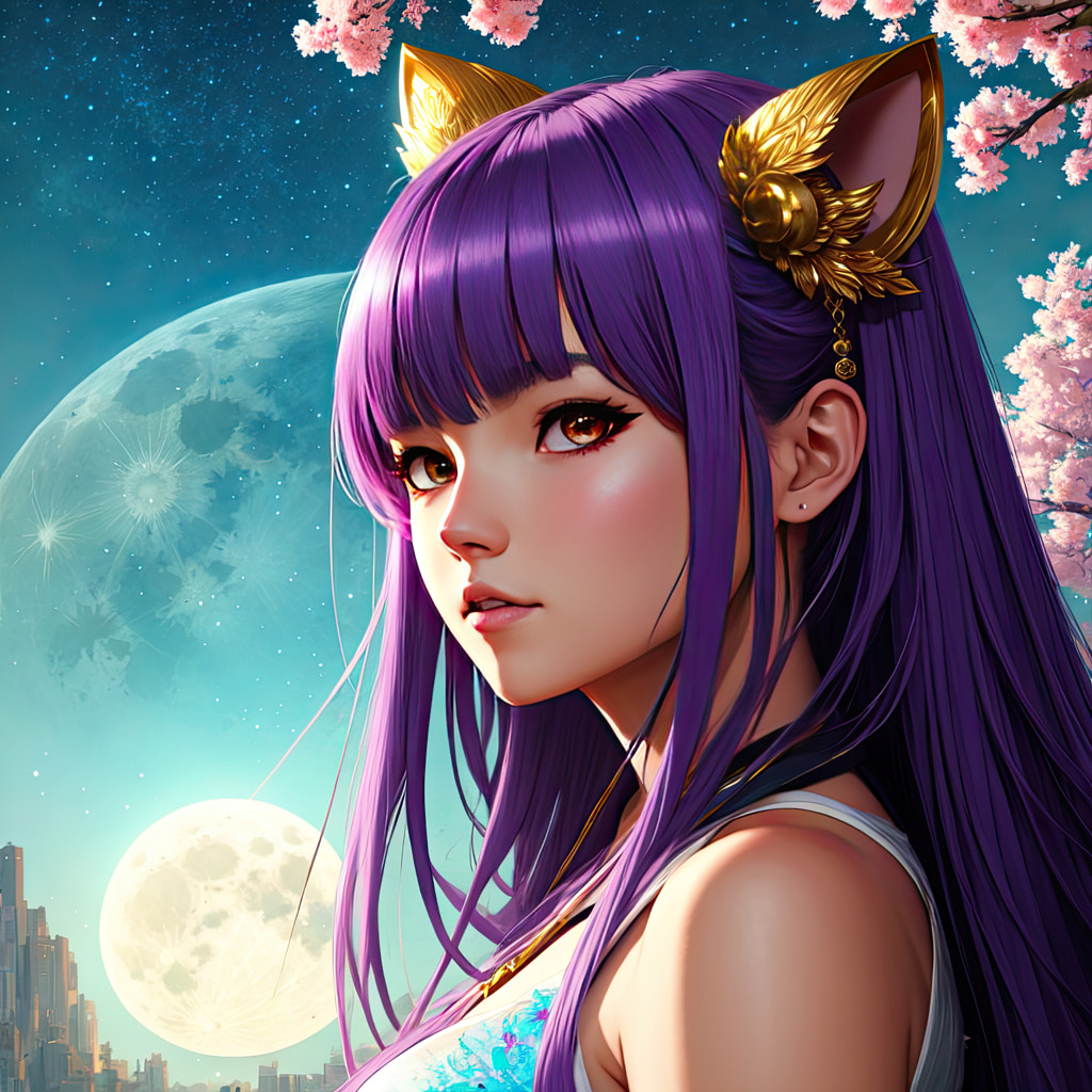 Cute Anime Neko Girl by Mvsdigartz pyc / 500px
