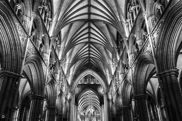 Gothic Cathedral Interior with Arched Ceilings | city photo by Geir ...