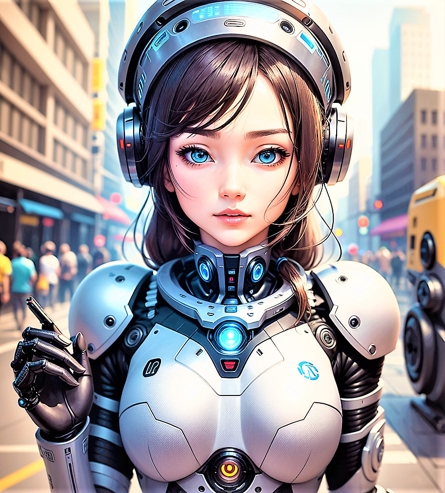 intelligent of robot and girl by Muhammad Imran Khan / 500px