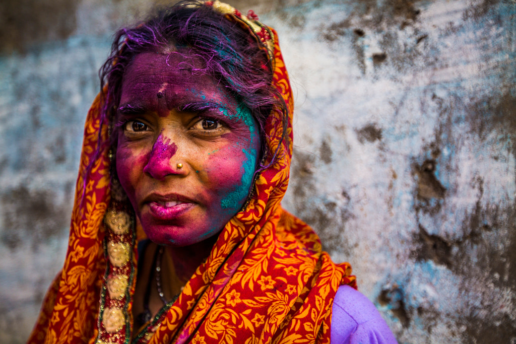 holi face by Khairur Rijal Pauzi / 500px