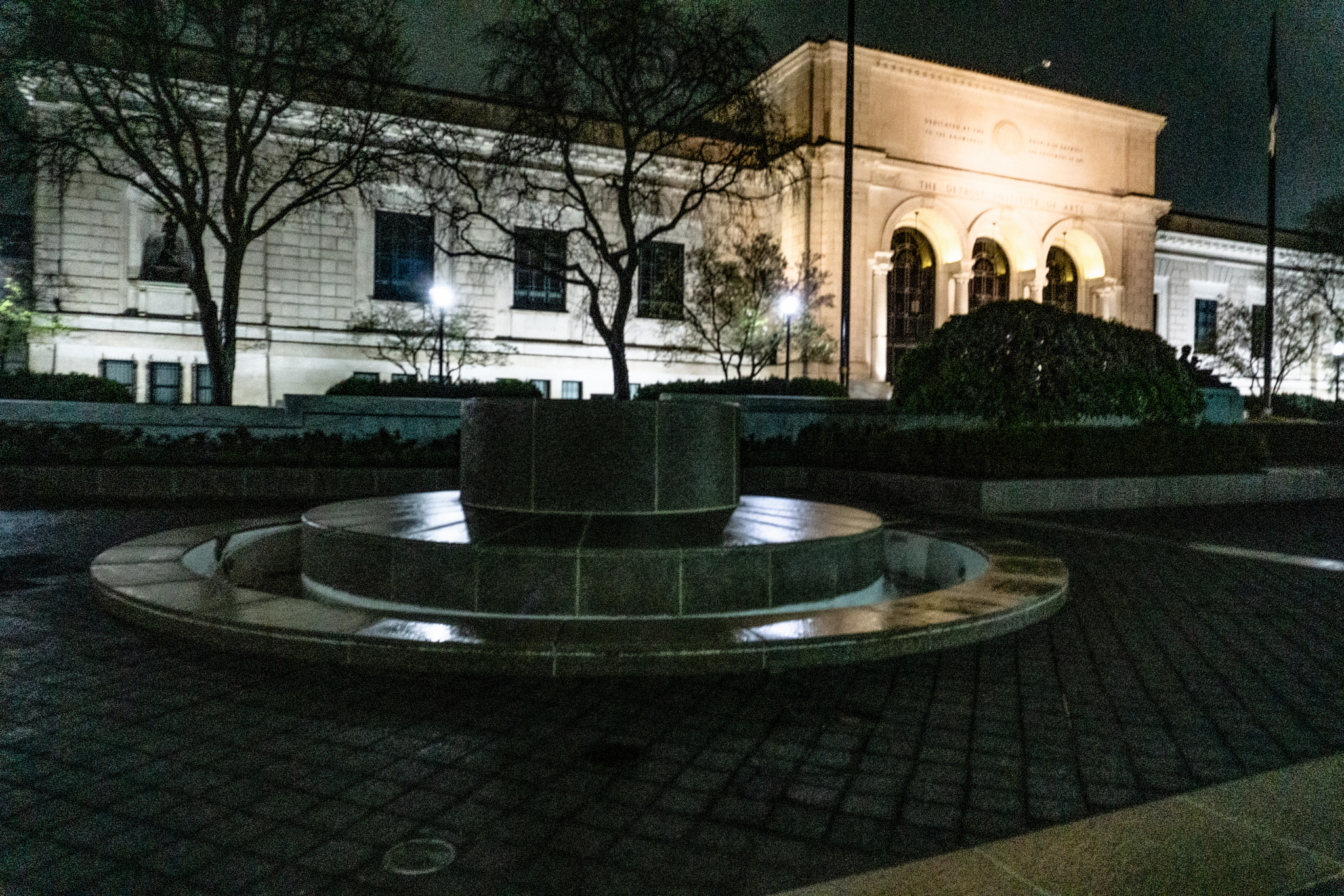 Detroit Institute of Arts Building at Night | city photo by Carl Powers ...