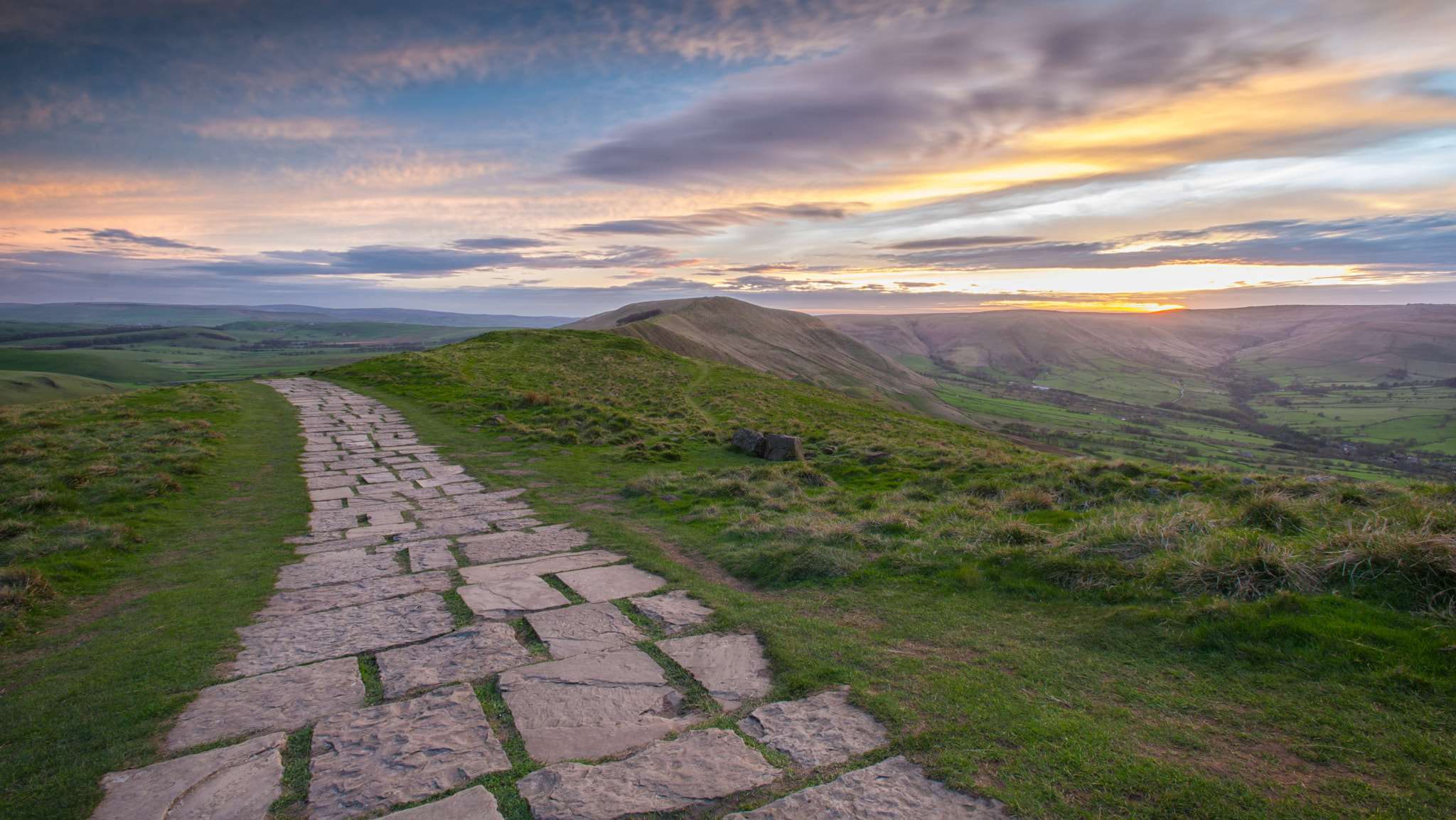 sunset off mam tor by Jason Thompson | 500px