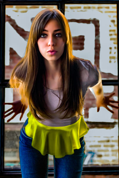 Girl Touching Window by Ron Fredericks / 500px