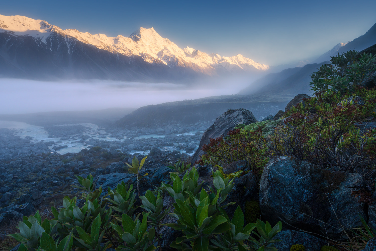 Misty Mountain Valley at Sunrise | landscape photo by William Patino ...