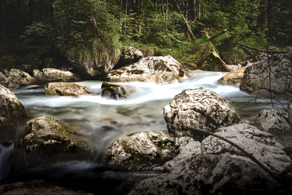 Clear Mountain Stream Flowing Through Rocky Forest | landscape photo by ...