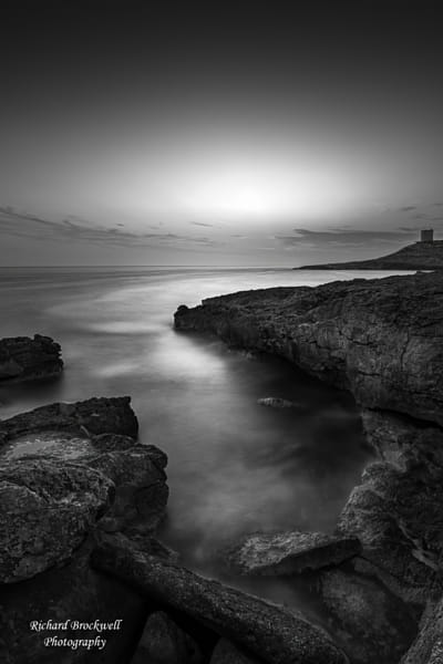 Dramatic Black and White Seascape at Dusk | landscape photo by Richard ...