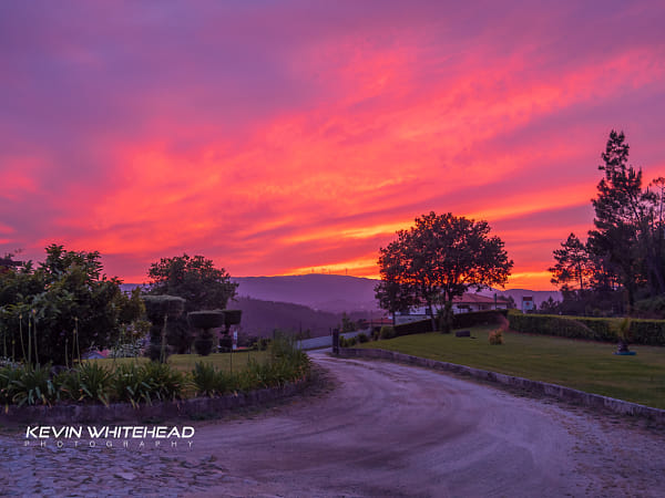 Vibrant Sunset Over a Rural Landscape | landscape photo by Kevin ...