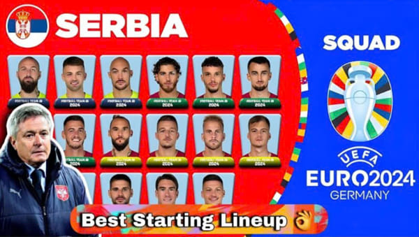 doi hinh doi tuyen serbia xuat sac nhat euro 2024 by xoilactv one / 500px