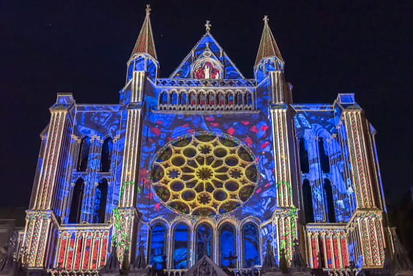 Cathédrale de Chartres, lumières sur le Portail Sud by Frédéric Protat ...