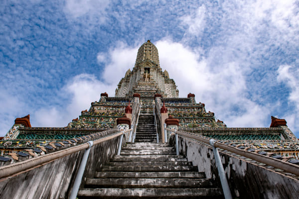 Stairs up to temple Wat Arun by Peter Orlický / 500px