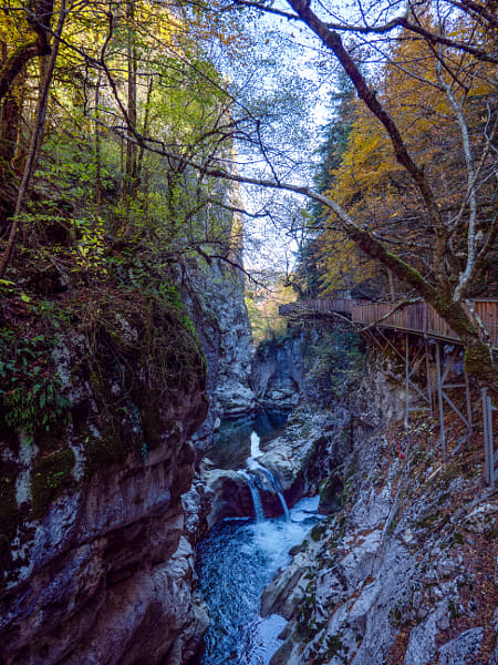 I am very grateful to the people who built the walking path in canyon ...