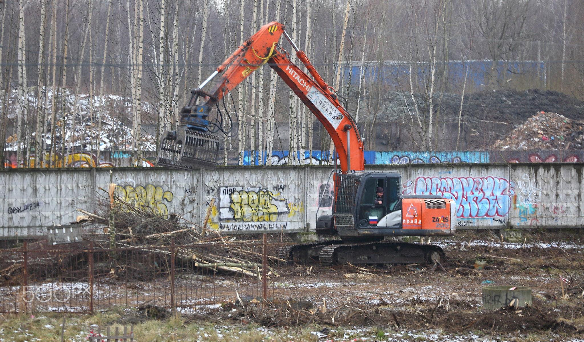 Clearing a building site by Станислав Вершинин | 500px