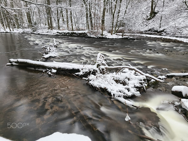 Frozen river Divoká Orlice (Wild river) - east Bohemia by Jarda Novák ...