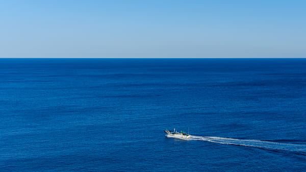 A Boat in the Vast Ocean by Kazutaka | 500px