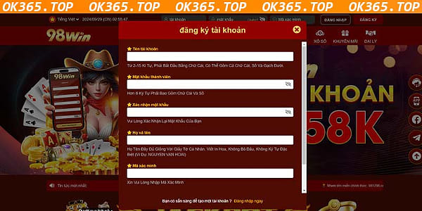 huong-dan-dang-ky-98win-sieu-don-gian by OK365 top | 500px