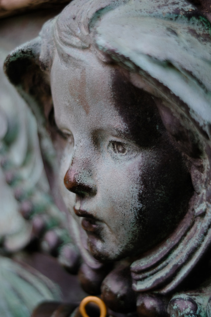Close Up of an Old Stone Angel Statue | still life photo by M Ta | 500px