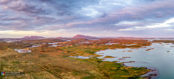 Sunset over Crofting Townships in North Uist by Scott Masterton | 500px