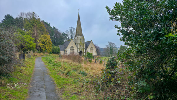 The twin Chapels of Rest, Stroud Old Cemetery, Gloucestershire by Carol ...