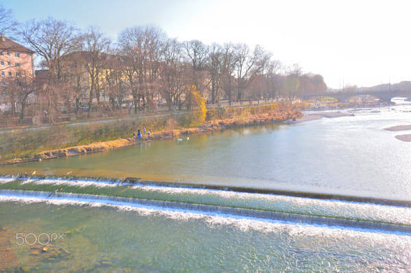 München-Innenstadt mit Isar by Wolfgang Schwieren | 500px