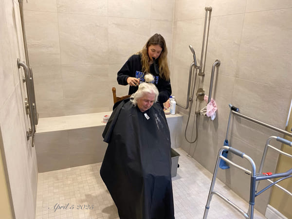 Granddaughter cut my hair. by Erna ️ | 500px