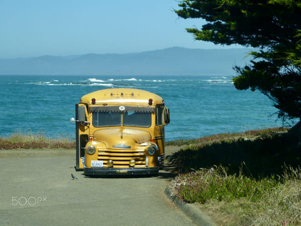 Antique School Bus Low Rider by Terri McMillan | 500px