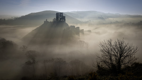 Corfe Castle - Early Morning Mist by Stephen Stringer CPAGB | 500px