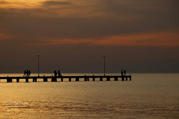 Walking in the sunset ... by Christos Theodorou | 500px