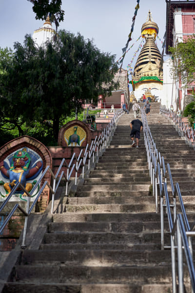 Stairs to Swayambhu Stupa by Pavel Khurlapov | 500px
